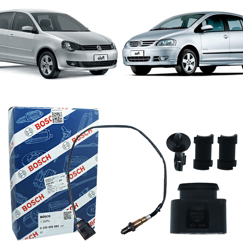 Sonda Lambda Pré E Pós Fox Gol Kombi Parati Polo 0258006980 | Shopee Brasil