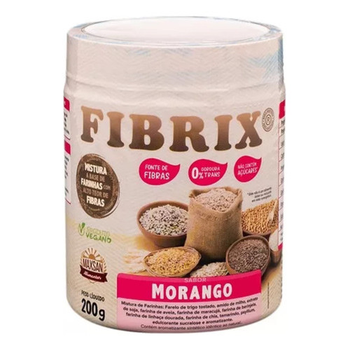 Fibrix Sabor Morango Regulador Intestinal Mix de Fibras | Shopee Brasil