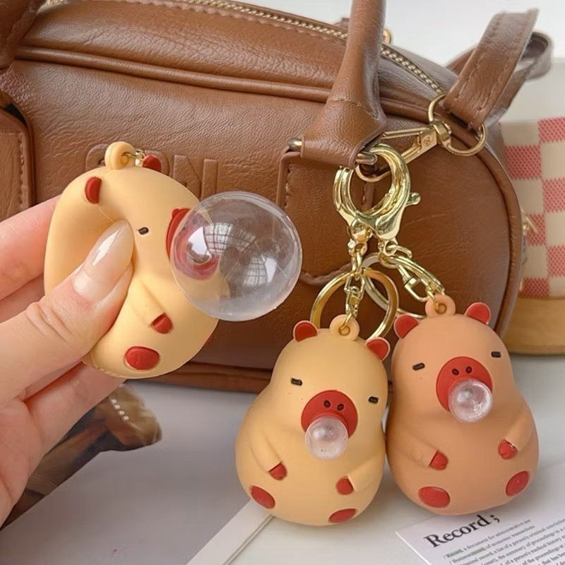 Chaveiro Inflável Antiestresse Squishy Capivara Capivara | Shopee Brasil