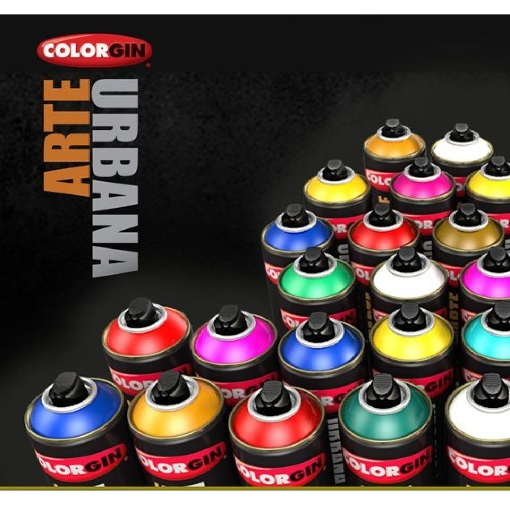 TINTA SPRAY COLORGIN ARTE URBANA FOSCO 400ML VÁRIAS CORES | Shopee Brasil