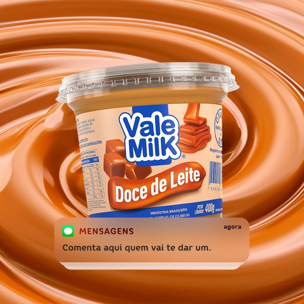 Doce de Leite Vale Milk Tradicional 400g C/3 Unidades | Shopee Brasil
