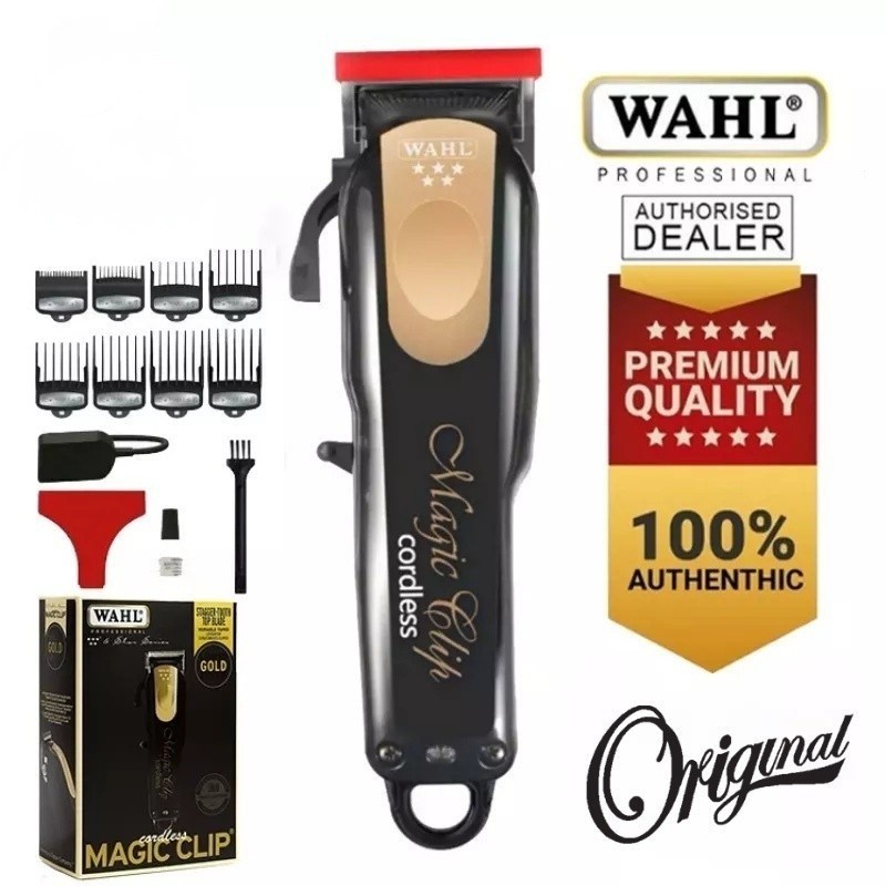 Wahl_Pro 5 Star Series_Magic Clip Cordless Professional Clipper Shaver Trimmer (Estoque Pronto ...