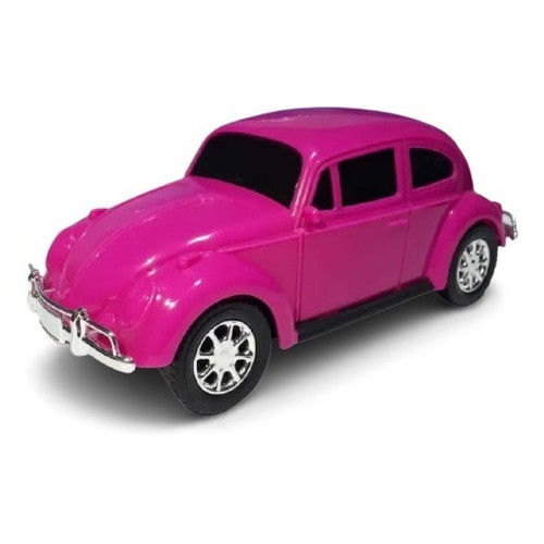 Fusca Rosa Carro Fusca 1970 Miniatura Diverplas | Shopee Brasil