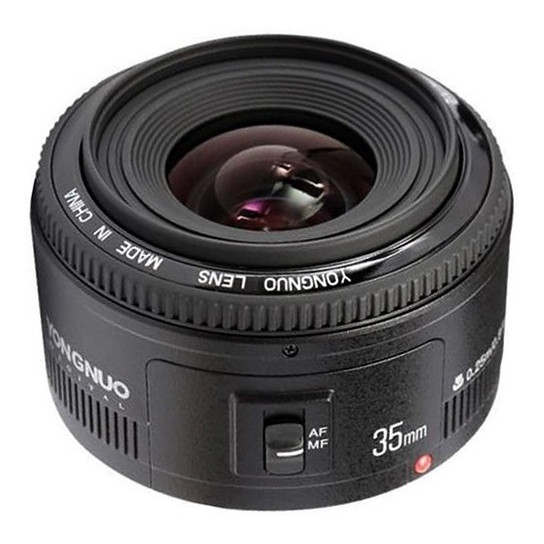 Lente Yongnuo Yn 35mm F/2 Autofoco Para Câmeras Canon Ou Nikon Yn35 Mm ...