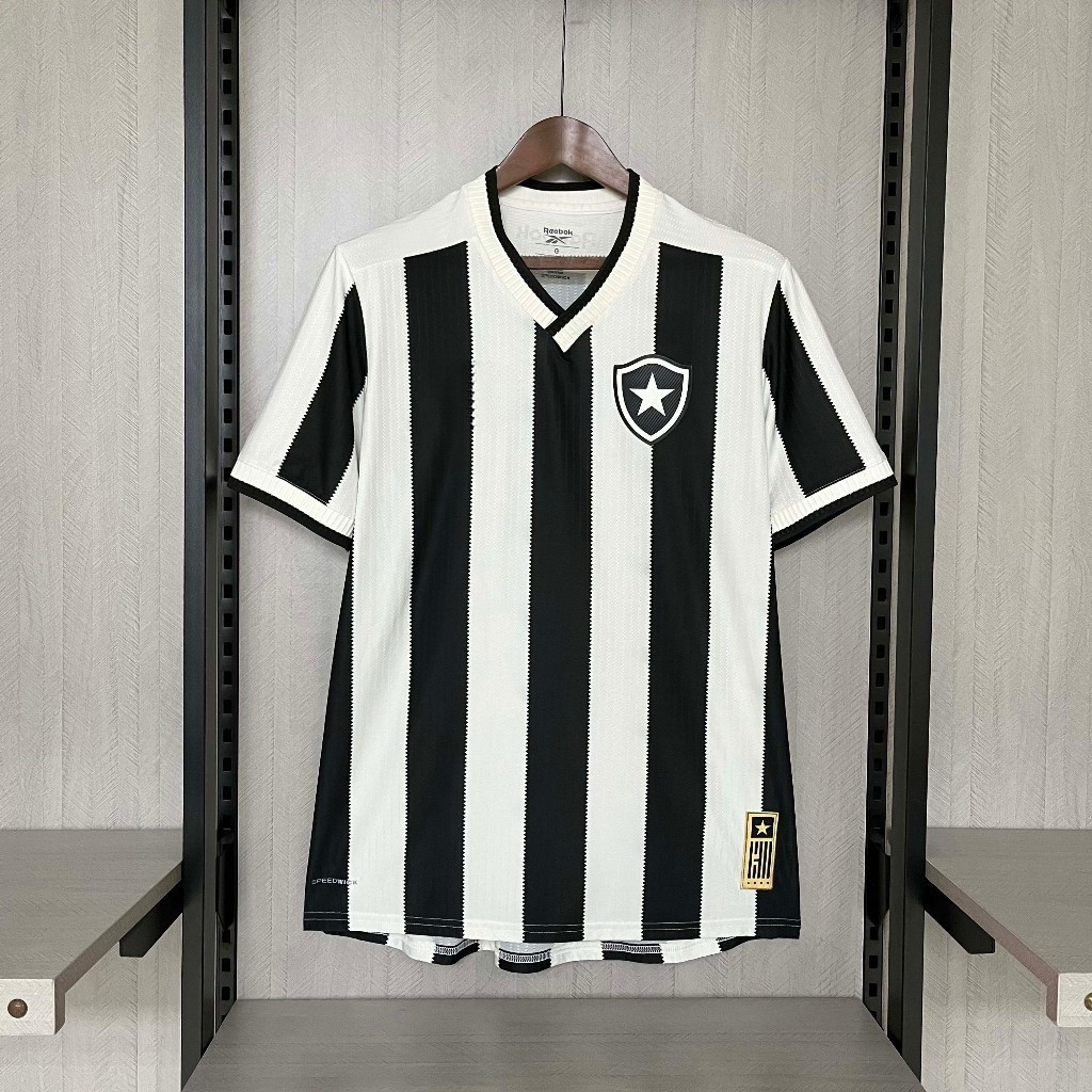 Camisa de homens 24/25Botafogo Cinza Branco/Preto Futebol MIQG | Shopee ...