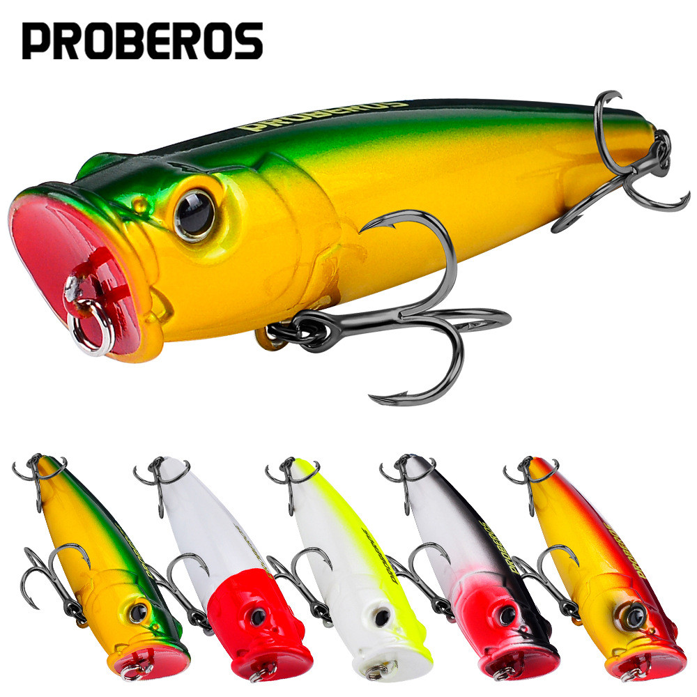 1 Pçs Iscas De Pesca Grande Popper Topwater Flutuante Baixo Mar ...