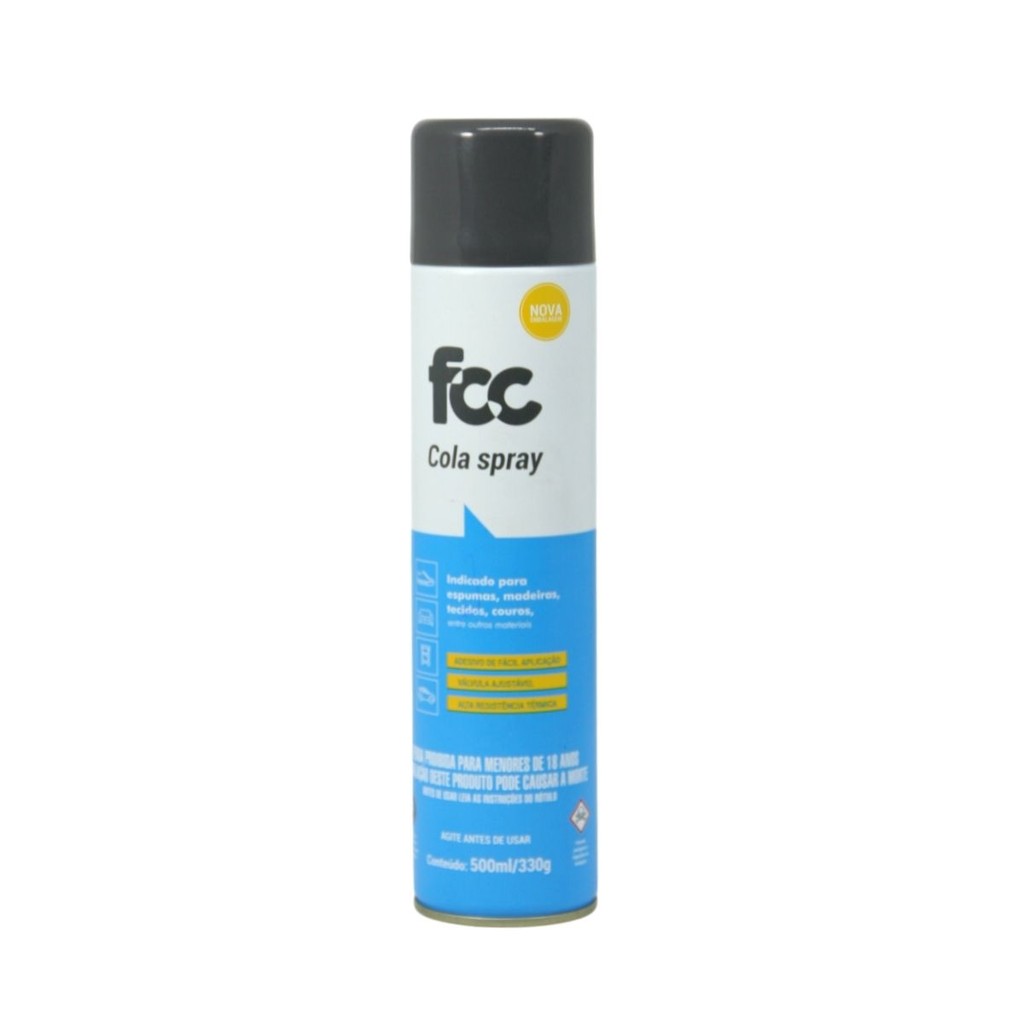COLA SPRAY 330GR/500ML - FCC | Shopee Brasil