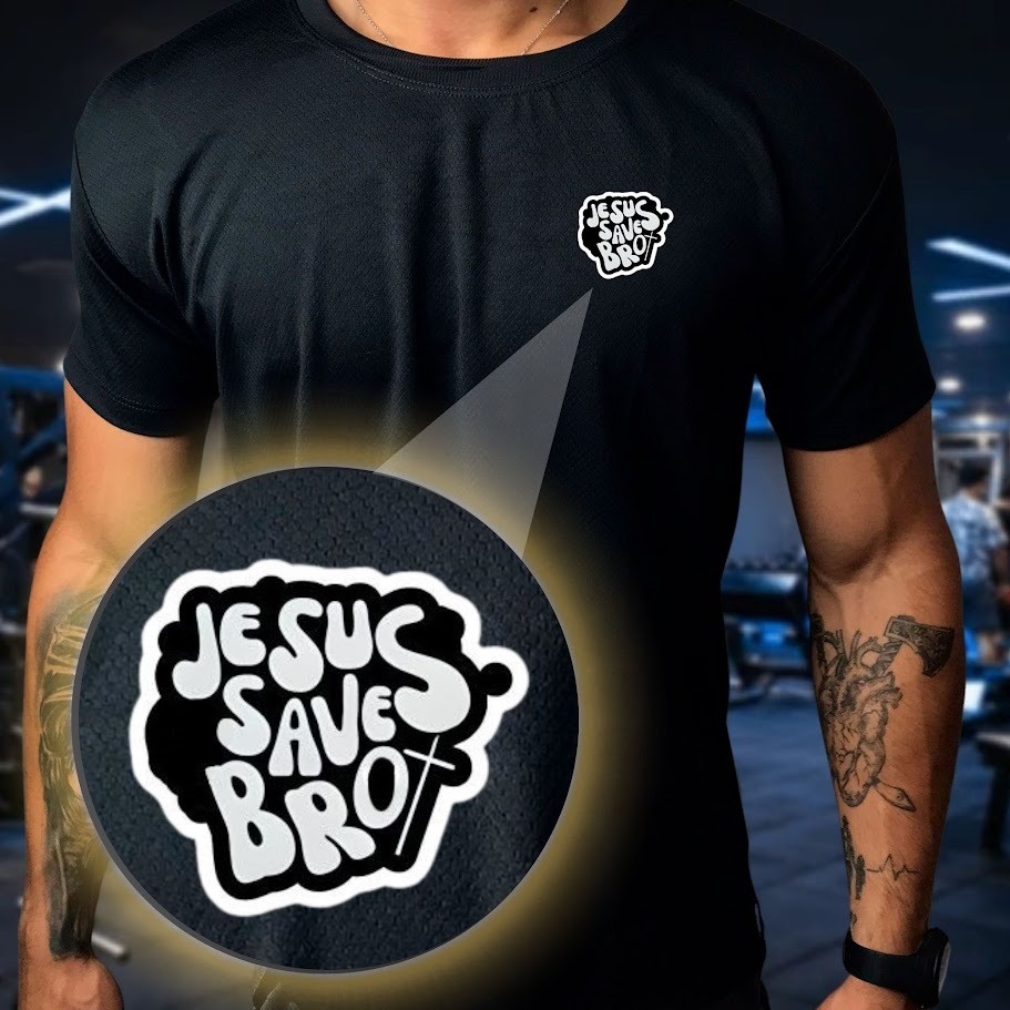 Camisa Dry Fit Masculina - Modelo Cristão,Gospel ,Jesus Salva 02 ...