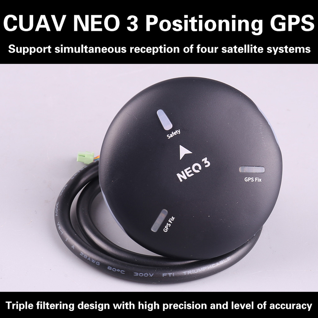 CUAV Novo Módulo GPS NEO 3 GNSS U-blox M9N Para Pixhawk Bússola Suporte ...