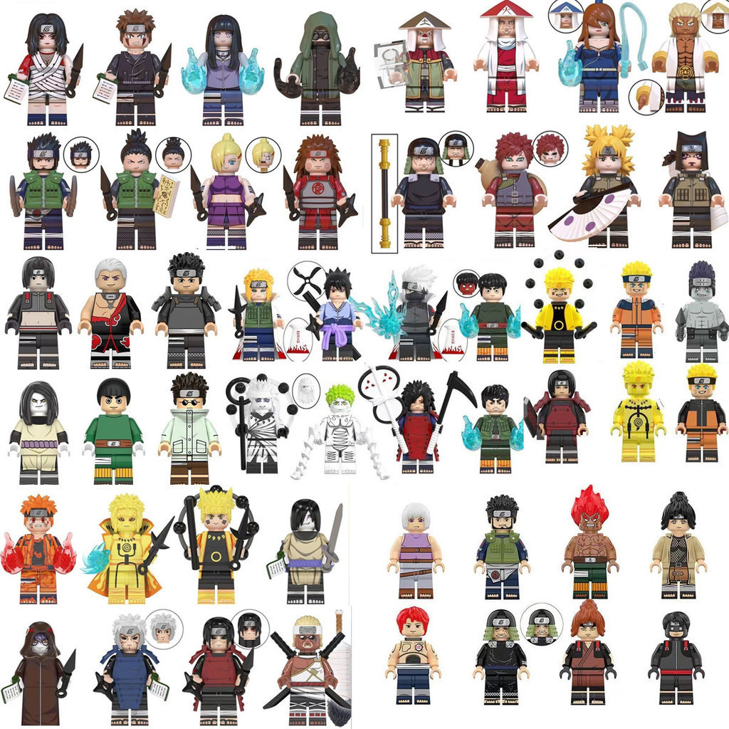 Brinquedos para montar - Estilo Lego - Anime Naruto Shippuden figure ...