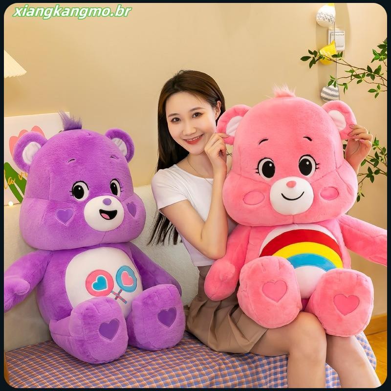 Ursinhos carinhosos care bears Brinquedo de pelúcia urso arco-íris travesseiro macio infantil ...