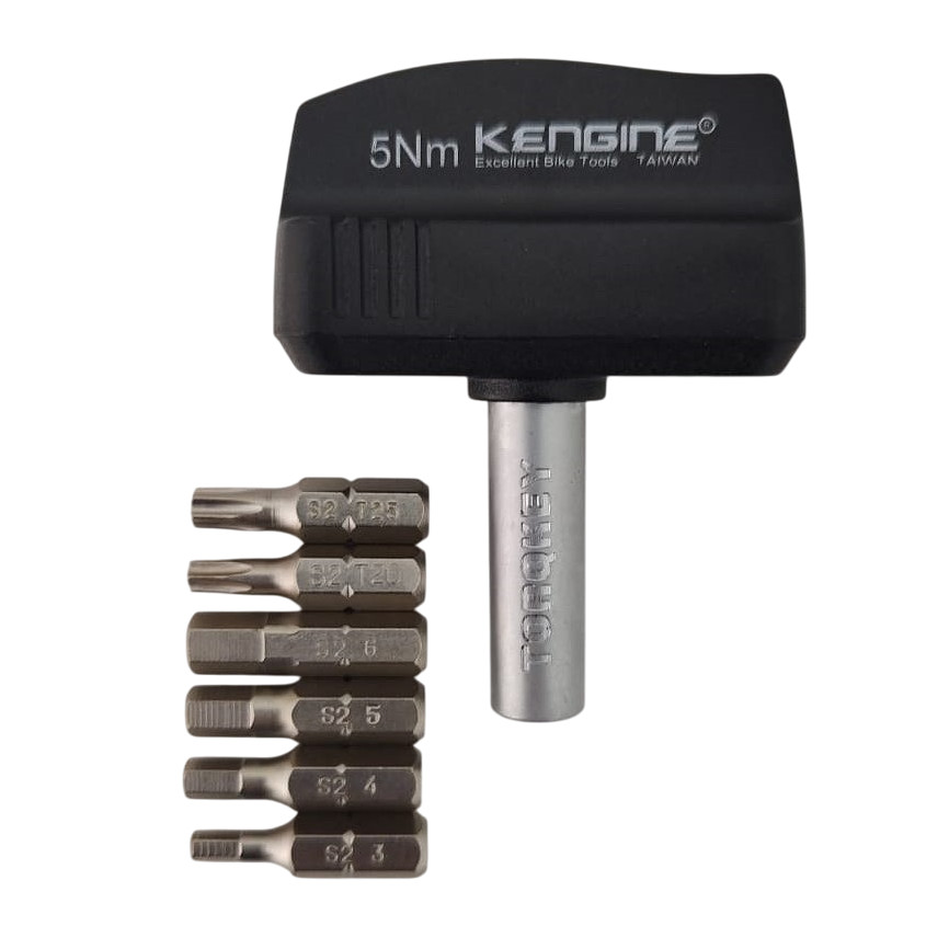 Chave Torque Mini Torquímetro Kengine 5Nm Bicicleta 6 Pontas | Shopee ...