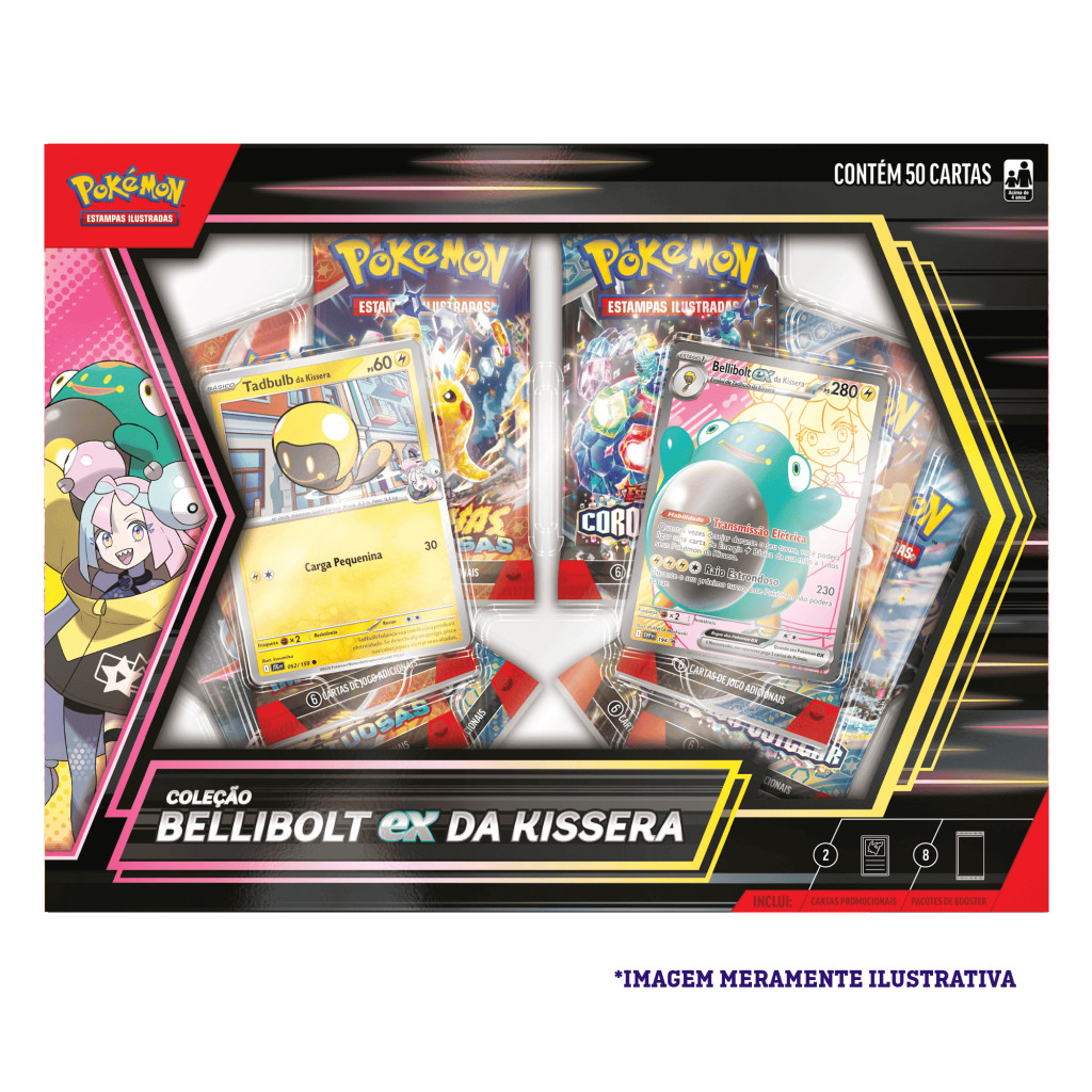 Pokémon - Box Coleção - Escarlate e Violeta - Bellibolt Ex da Kissera ...