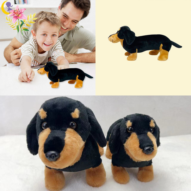 Water Dog Plush Toy, Dachshund Plush Doll, Realistic Dachshund Dog ...