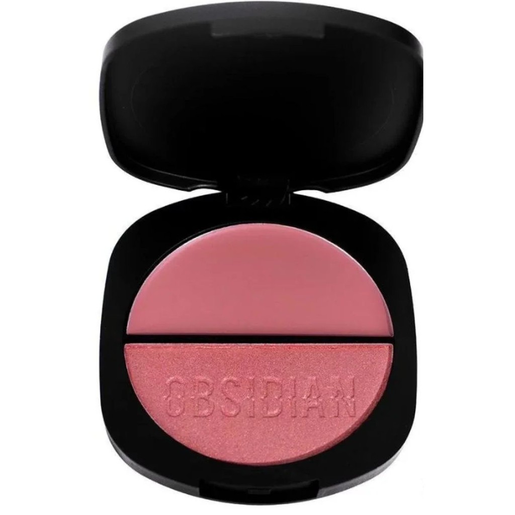 BLUSH DUO GEMINI OBSIDIAN BLUSH CREMOSO 0G02 (HB 1000-2) - RUBY ROSE | Shopee Brasil
