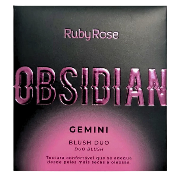 RUBY ROSE OBSIDIAN BLUSH DUO COR OG02 4,7G | Shopee Brasil