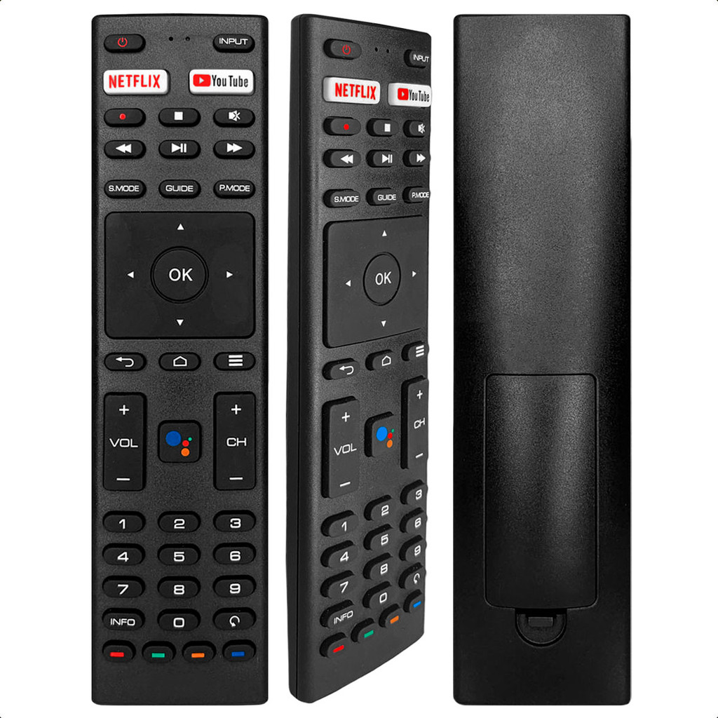 Controle Compatível Compatível Com Jvc Smart Tv Led 4k Netflix Youtube ...