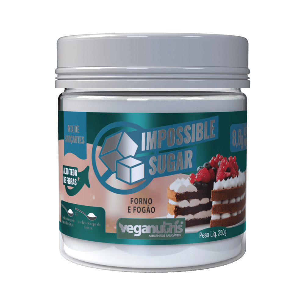 ADOÇANTE NATURAL IMPOSSIBLE SUGAR LIVRE DE POLIÓIS RICO EM FIBRAS ...