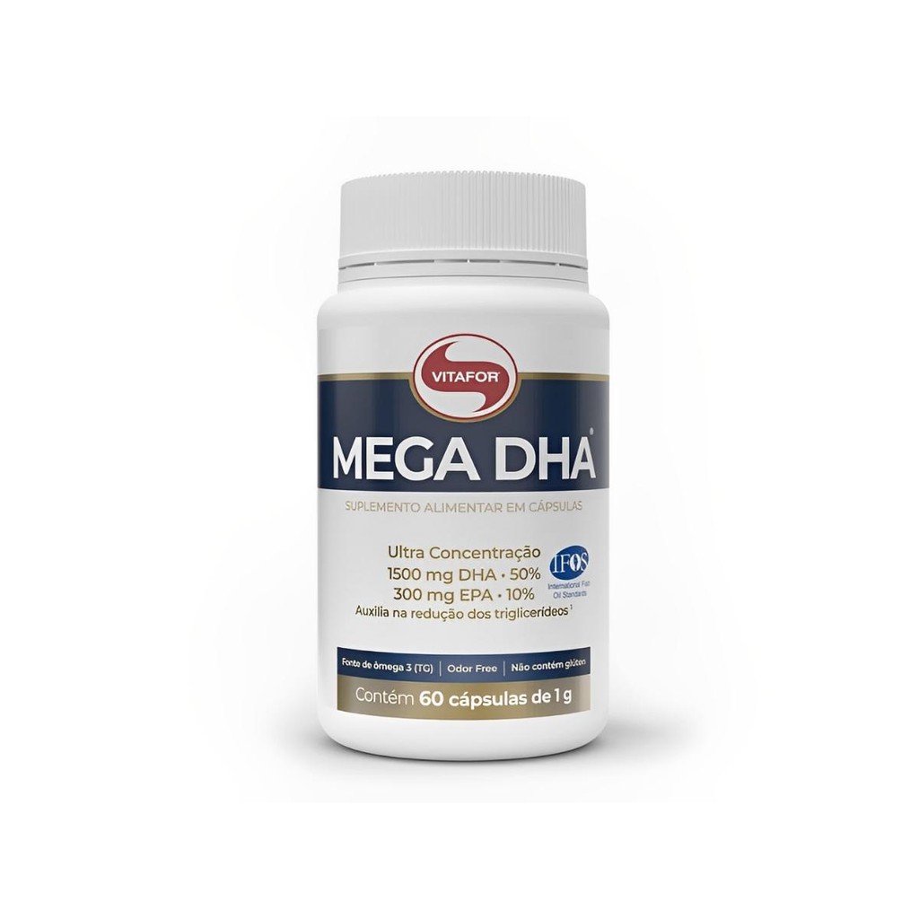 Suplemento Ômega 3 Vitafor 1500mg DHA 300mg EPA 120 Cápsulas | Shopee Brasil