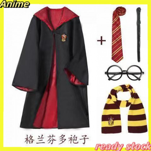 clothes Magic robes cosplay complete set of Gryffindor children play ...