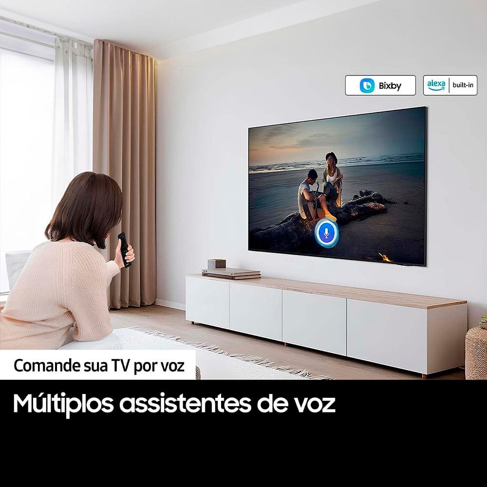 Smart TV 75 Samsung 75DU7700 LED Processador Crystal 4K, Gaming Hub, AI ...
