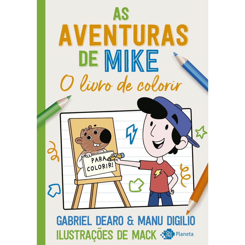 As aventuras de Mike - o livro de colorir | Shopee Brasil