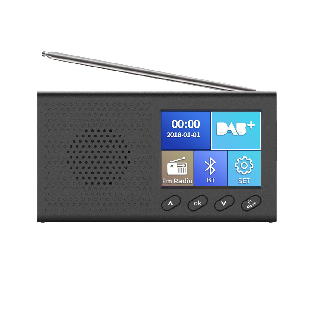 Rádio Digital DAB Portátil Multifuncional Tela Colorida De 2.4 ...