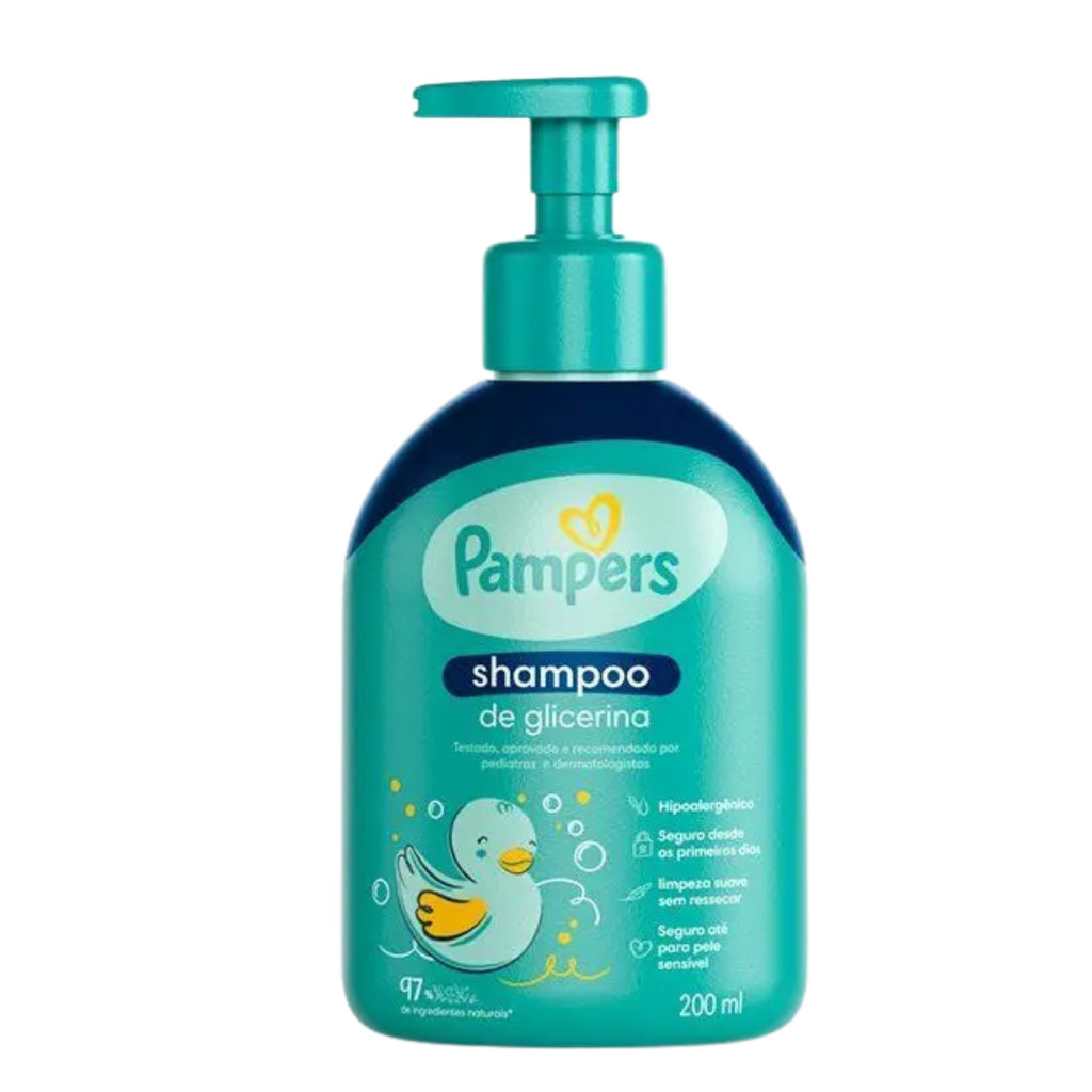 Shampoo Glicerina Pampers 200Ml | Shopee Brasil