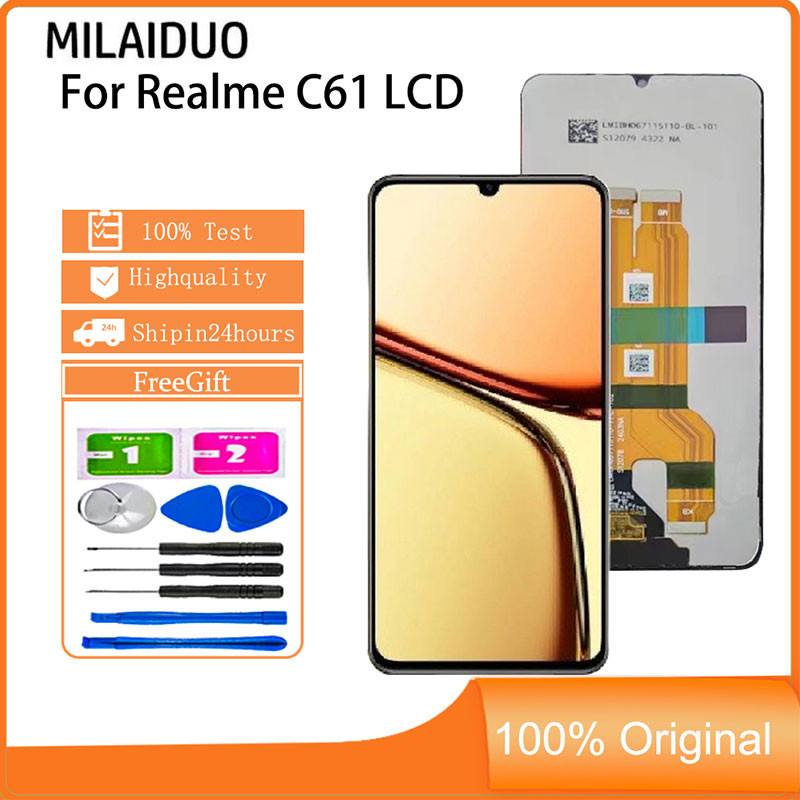 LCD Original Para Substituição Da Tela De Toque Realme C61 C63 | Shopee ...