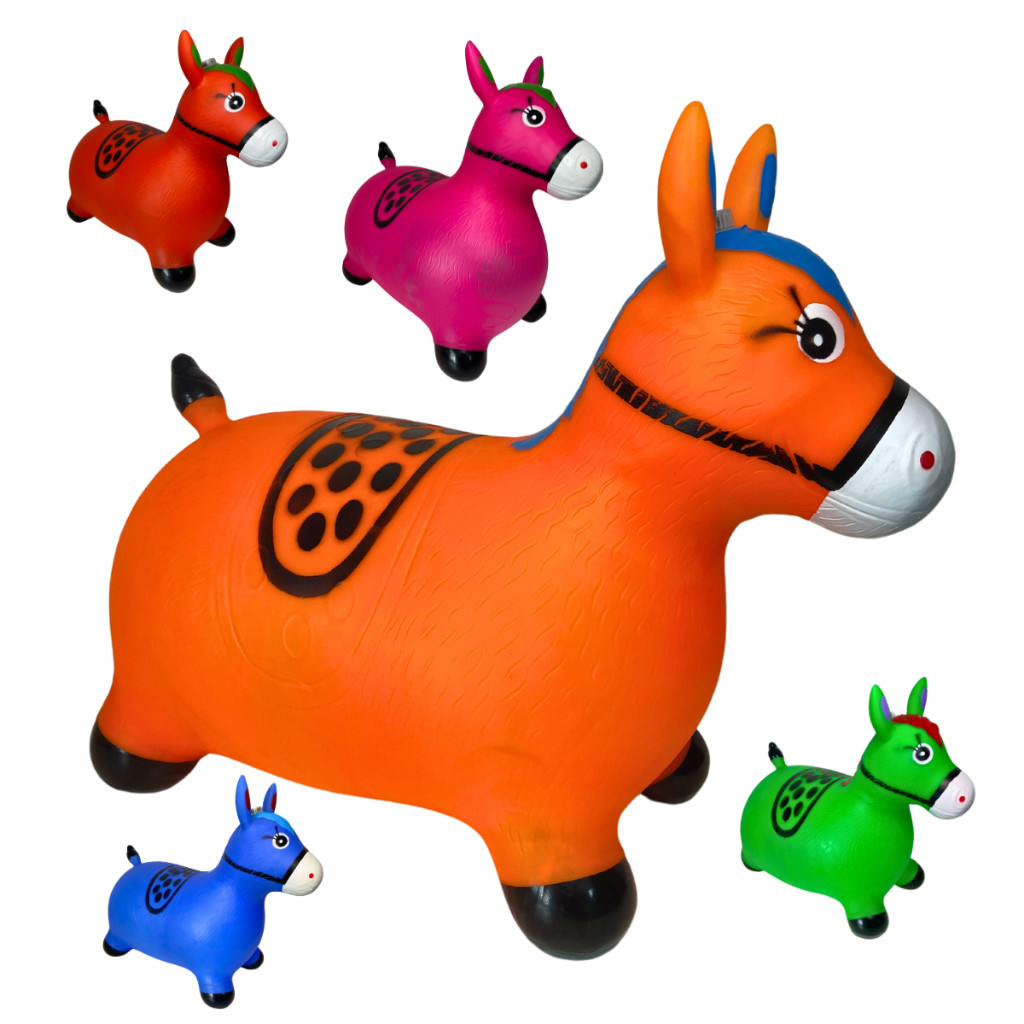 Cavalinho Upa Pula Inflável Musical Brinquedo Infantil | Shopee Brasil