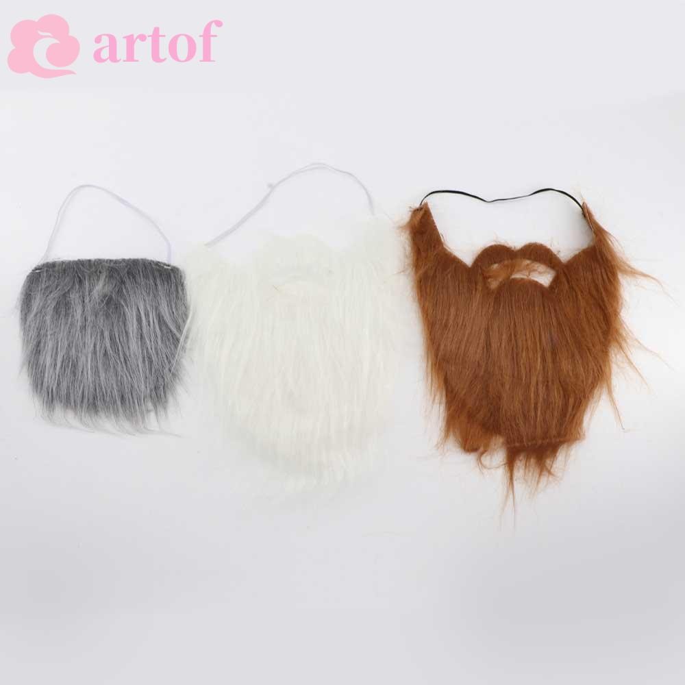 Barba Falsa Realista ARTOF , Bigode Falso De Halloween , Carnavais ...