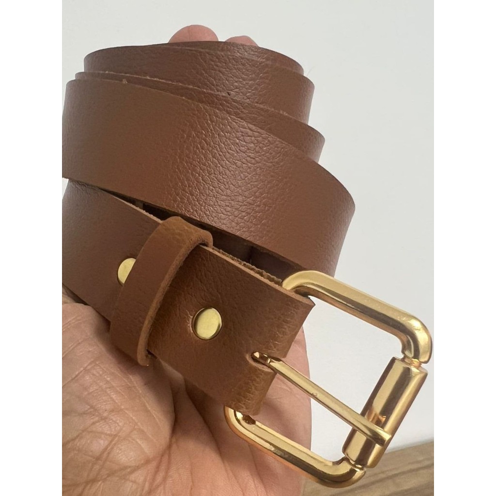Cinto Feminino Básico Dourado | Shopee Brasil