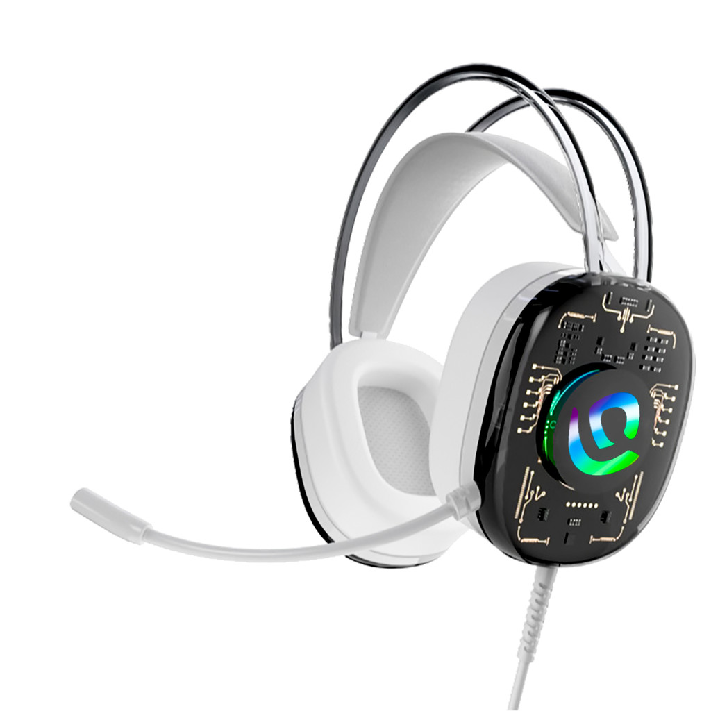 Headset Gamer Com Microfone LED RGB PC Conforto e Qualidade De Som ...
