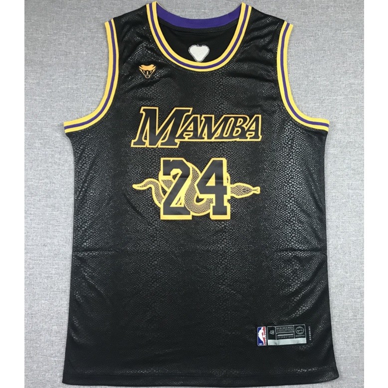 Novos Homens Da NBA Los Angeles Lakers # 24 Kobe Bryant Mamba Cobra ...
