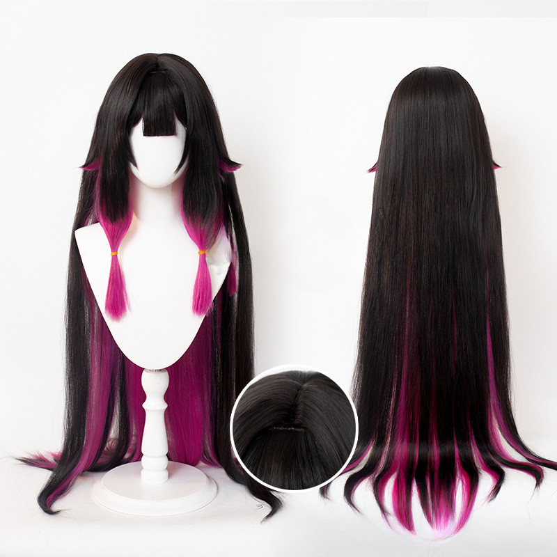 Anime Genshin Impacto Damselette Columbina Perucas Para Cosplay 110cm ...