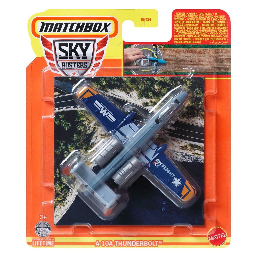 Matchbox Mattel Sky Busters Avião Northrop Grumman A-10A Thunderbolt ...