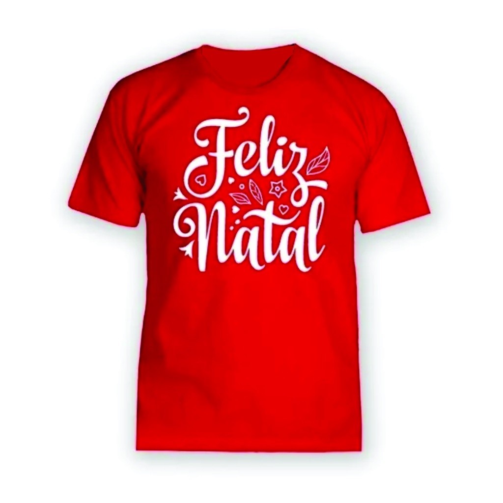 Camiseta Natal Unissex Merry Christmas Papai Noel 100% Algodão | Shopee ...