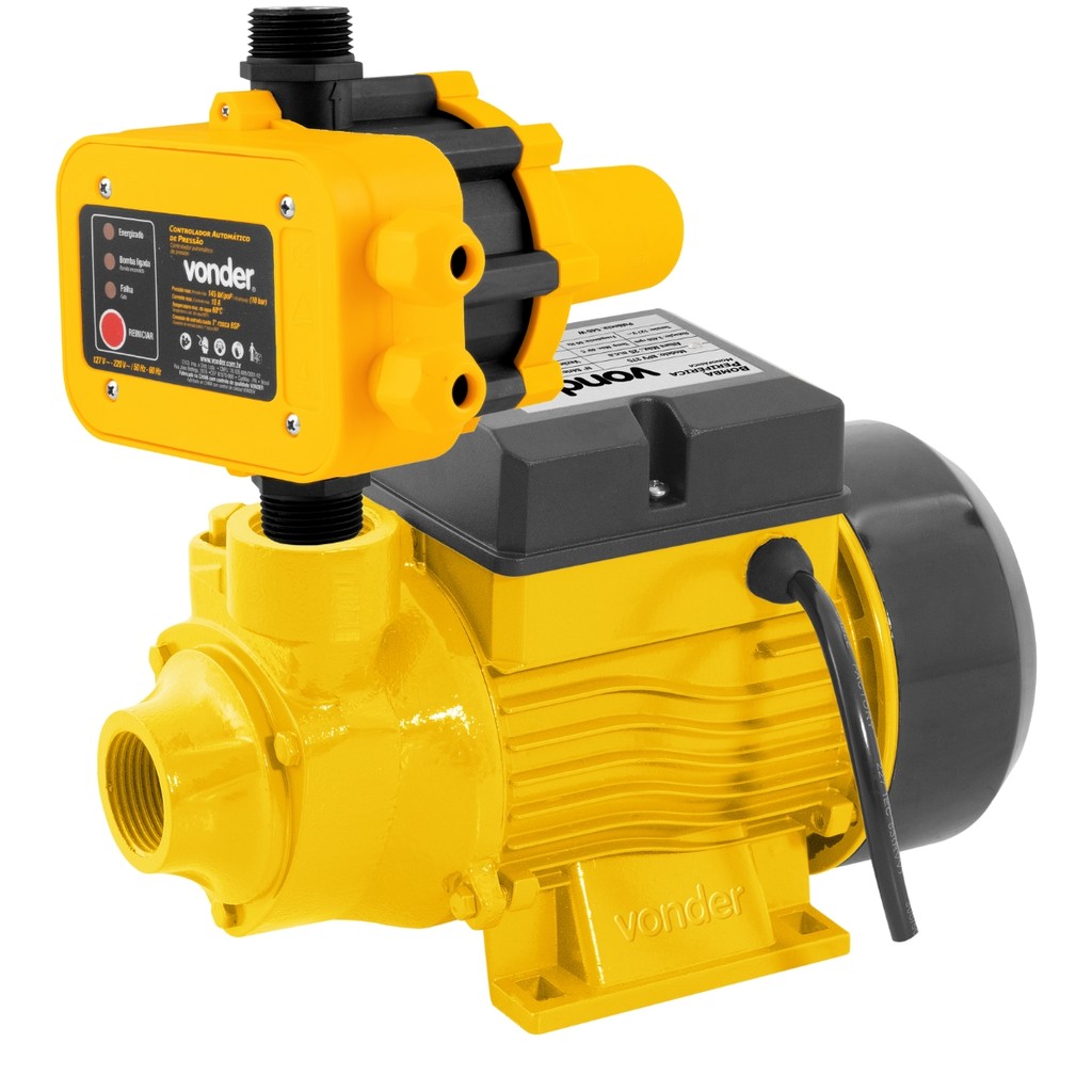 Bomba Pressurizadora De 1/2Cv BPV375 Com Pressostato Controlador De Pressão Bivolt Vonder ...