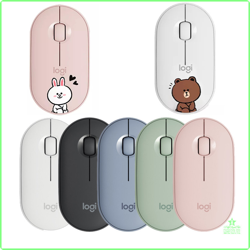 Logi Pebble M350 Mouse Sem Fio Bluetooth 1000DPI 2,4 GHz Silenciado ...
