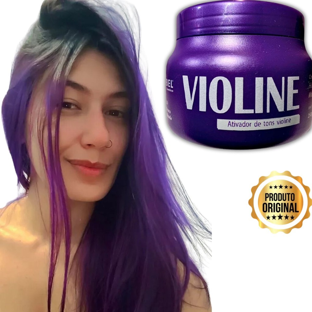Cabelo Violine Roxo Matizadora 250g | Bora Mudar! | Shopee Brasil