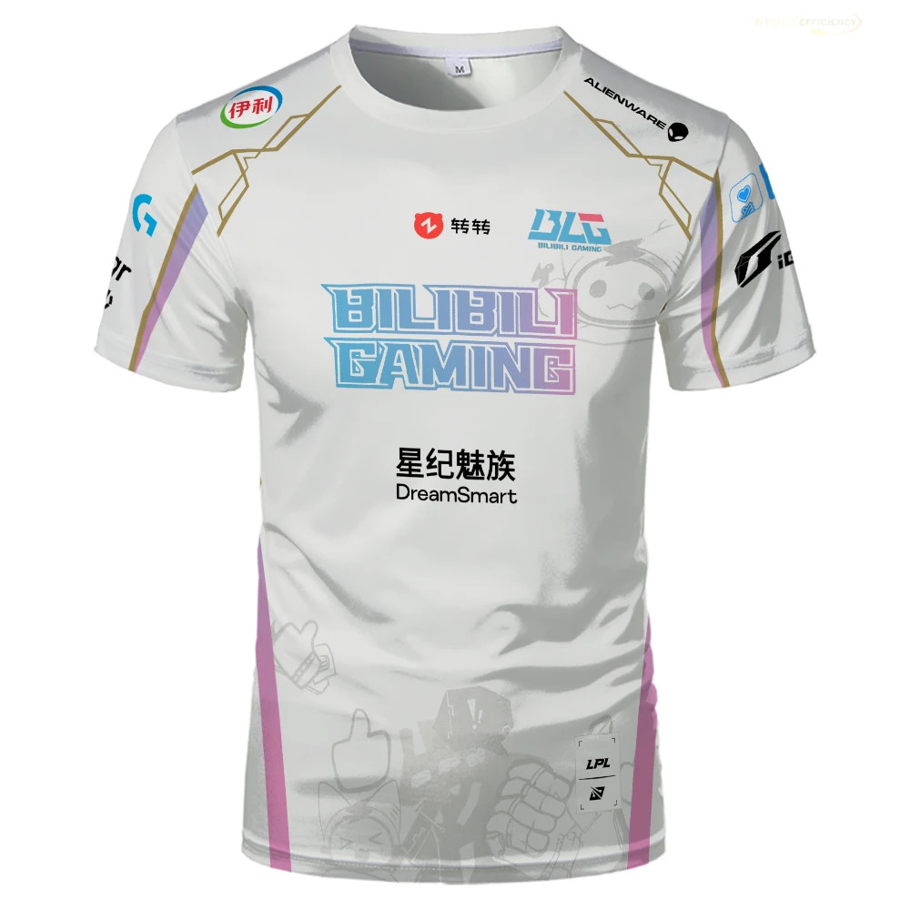 2024 League Of Legends BLG Uniforme Jersey E-sports Camisetas LPL Fãs ESports Game Support ...