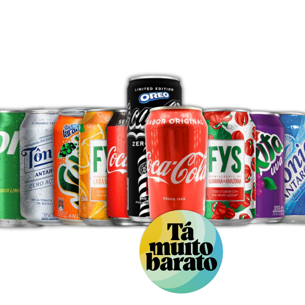 KITS C/ OPÇÕES Refrigerante Coca-Cola Lata 350ml / 310ml Sukita ...