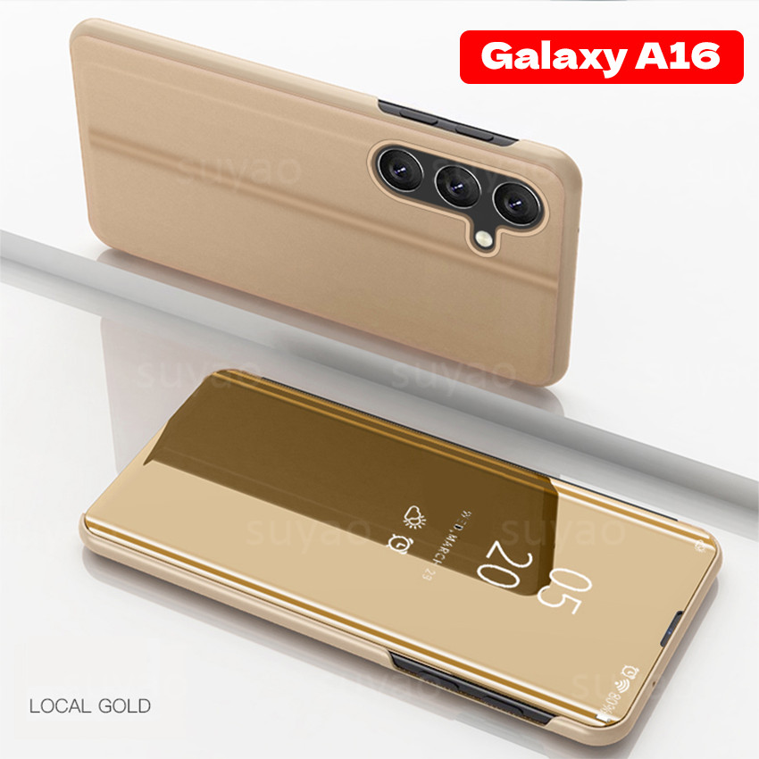 Para Samsung Galaxy A56 A26 A16 A06 Capa De Telefone View Chapeamento Flip SamsungA56 A55 A35 ...