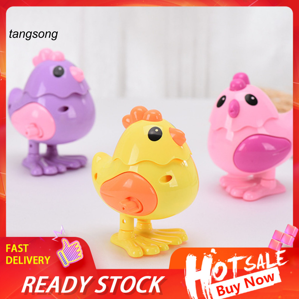 Wind-up Chick Toy Kid Clockwork Interactive Shape for Kids Fun Birthday ...