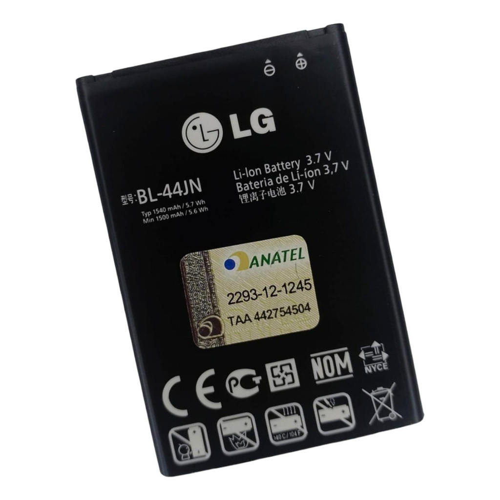 B.a.t.e.r.i.a Flex Para LG Bl-44jn L3 Lge400f Eac61700007 | Shopee Brasil
