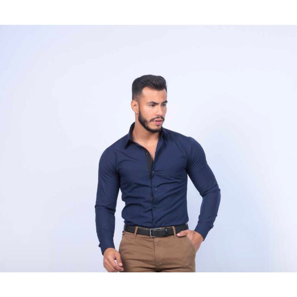 Camisa Comics Longa Slim-fit | Shopee Brasil