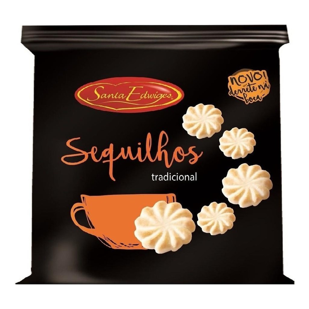 Kit C/ 6 Biscoito Sequilho Tradicional Santa Edwiges 100g | Shopee Brasil