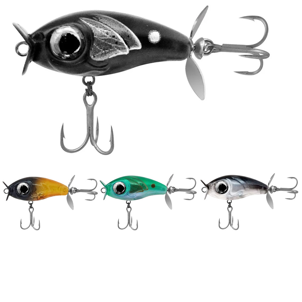 Isca Deconto Tilápia Turbo Popper Hélice Superfície, 4cm, 5g | Shopee ...