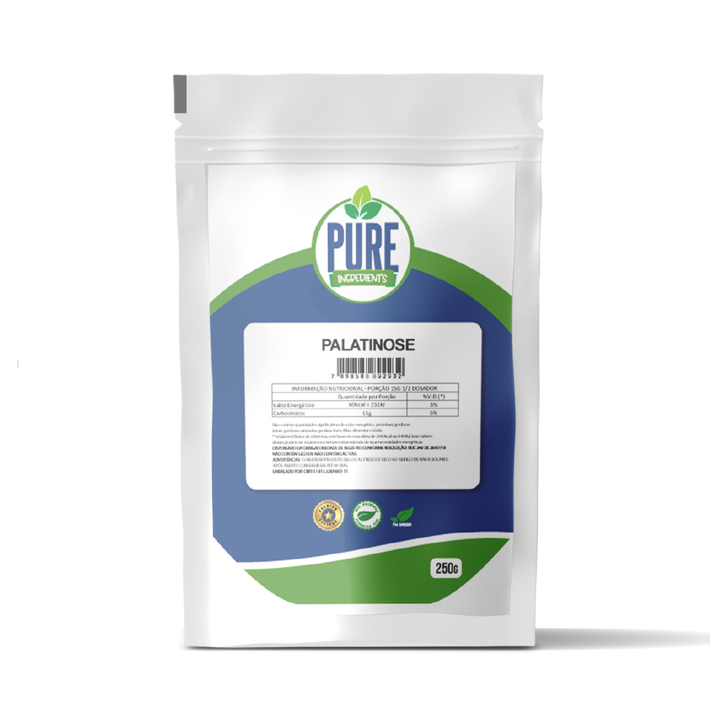 Palatinose Natural Pura 250g Pure Athletic | Shopee Brasil