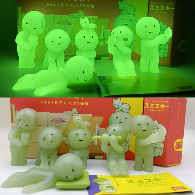 Smiski Hippers Noctilucent Elf Corner Jun 1234 Geração Goodnight ...